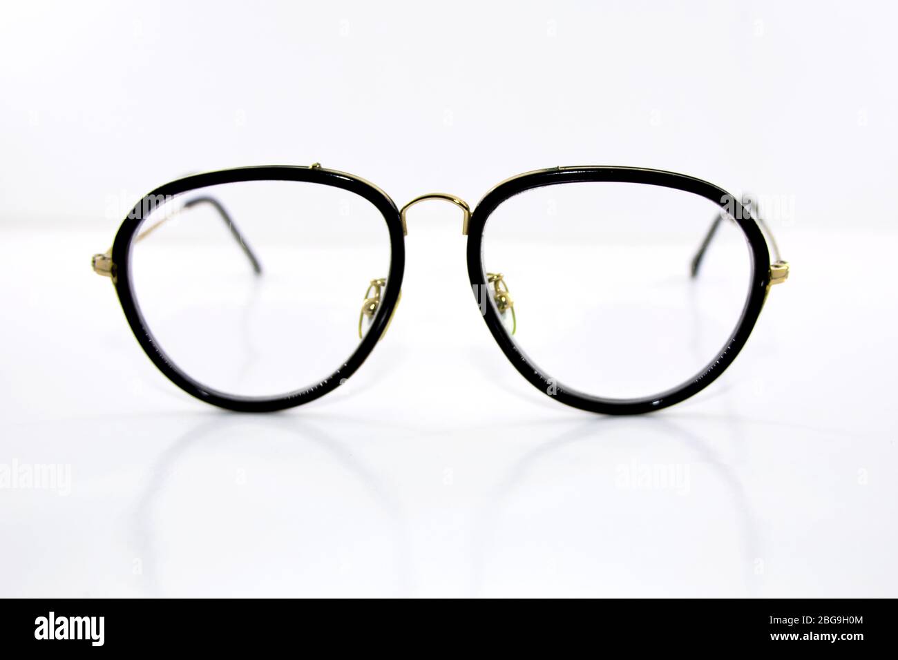 Eyeglasses isolated on white background Stock Photo - Alamy