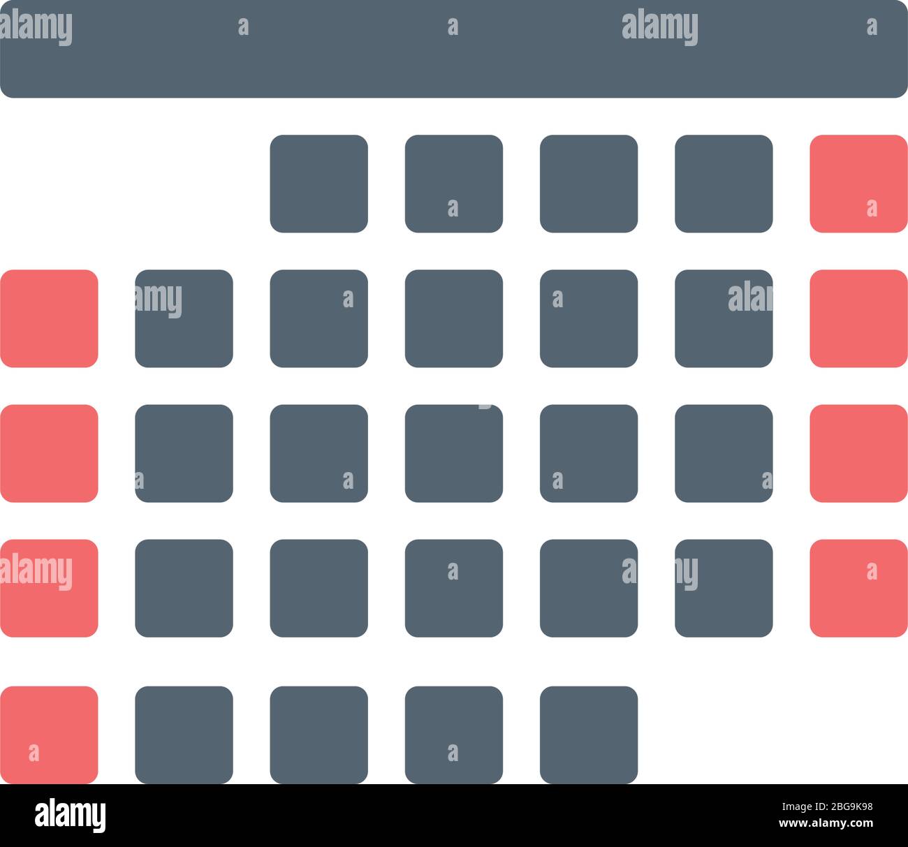 Calendar, planner or organizer icon. Stock Vector illustration isolated ...