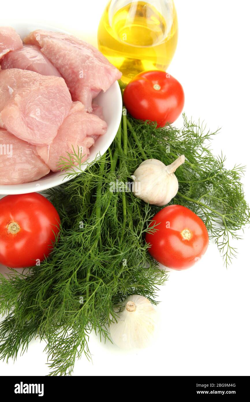 Raw turkey meat close up Stock Photo - Alamy