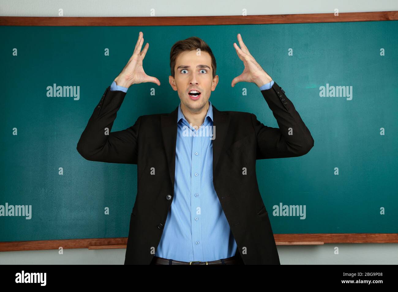 College professor angry student hi-res stock photography and images - Alamy