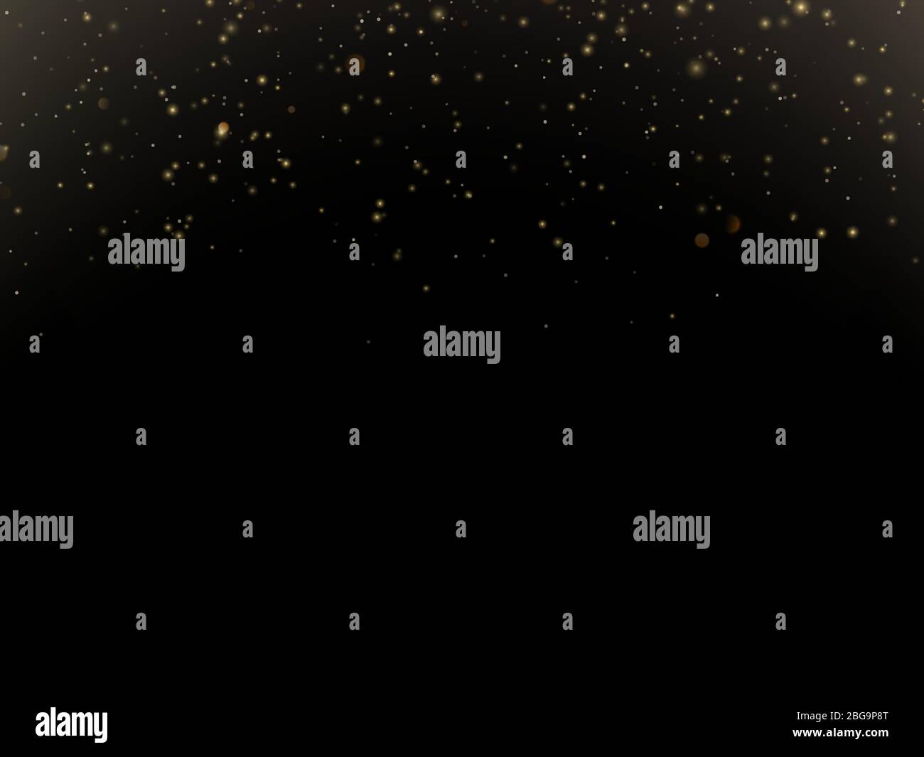 Overlay effect for luxury greeting rich card. Star dust light on black ...