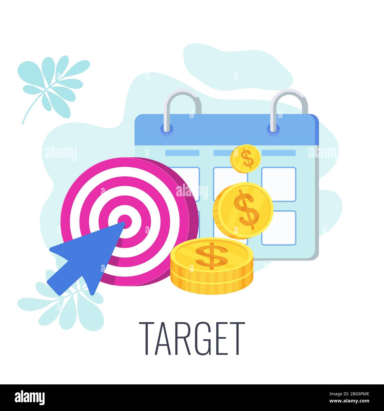 Goal infographics pictogram. Target for achieving results Stock Vector ...