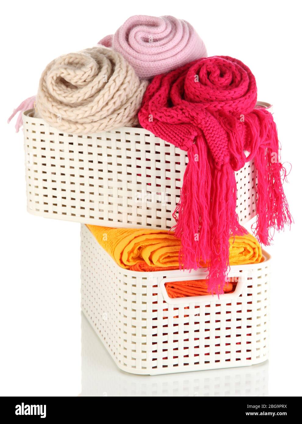 Large plastic baskets hi-res stock photography and images - Alamy
