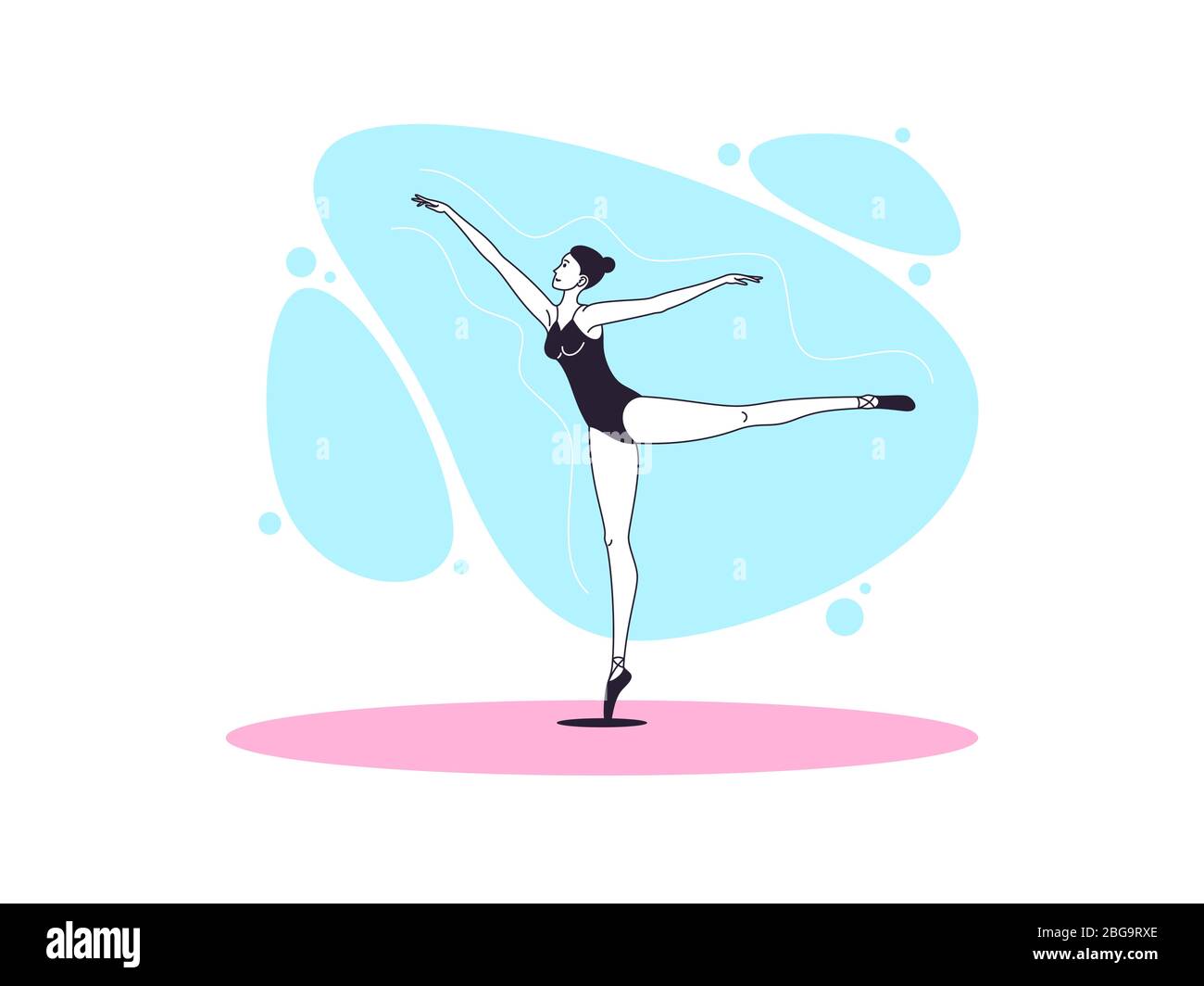 Woman leg in cast on Stock Vector Images - Alamy