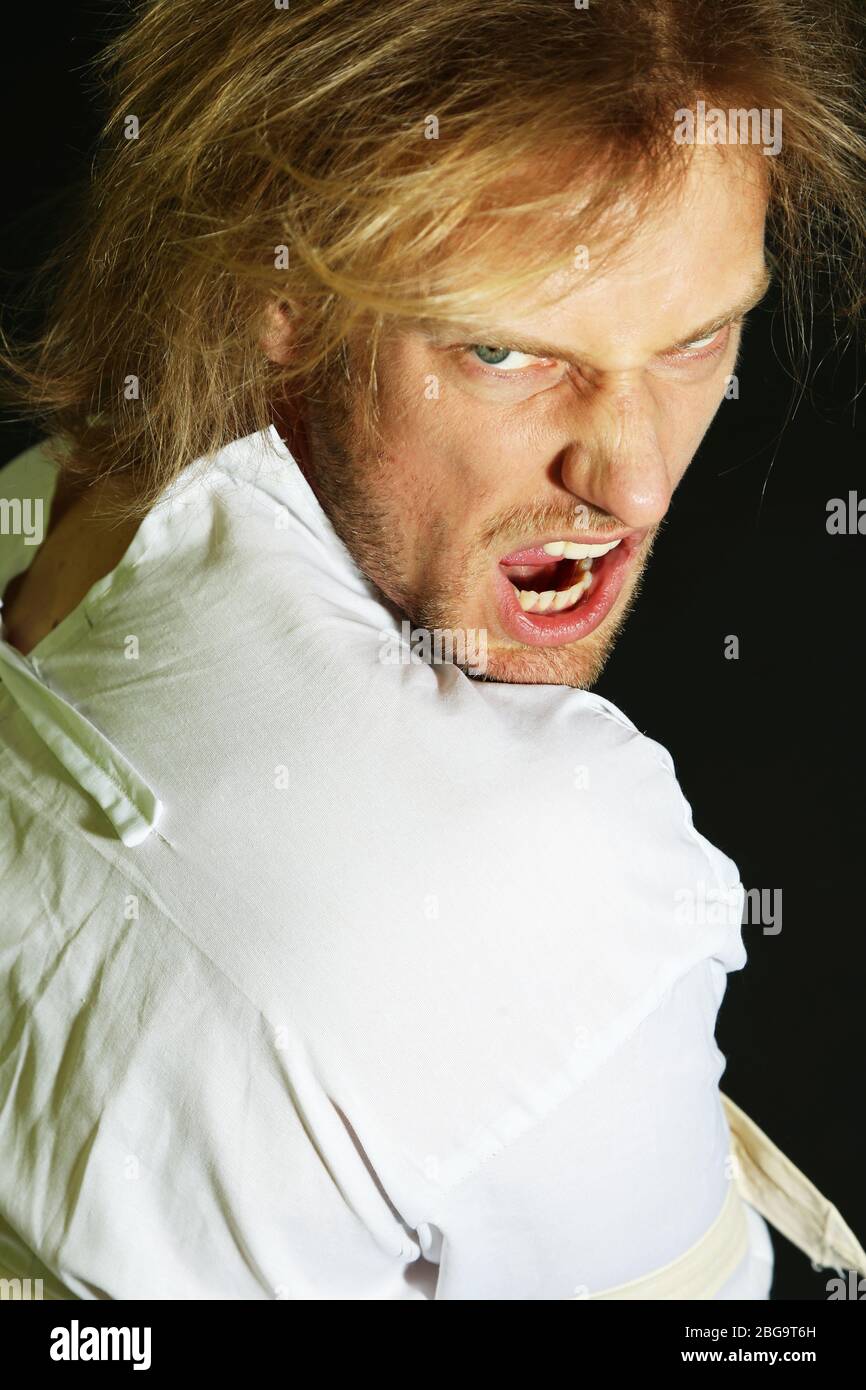 Madman in jacket hi-res stock photography and images - Alamy