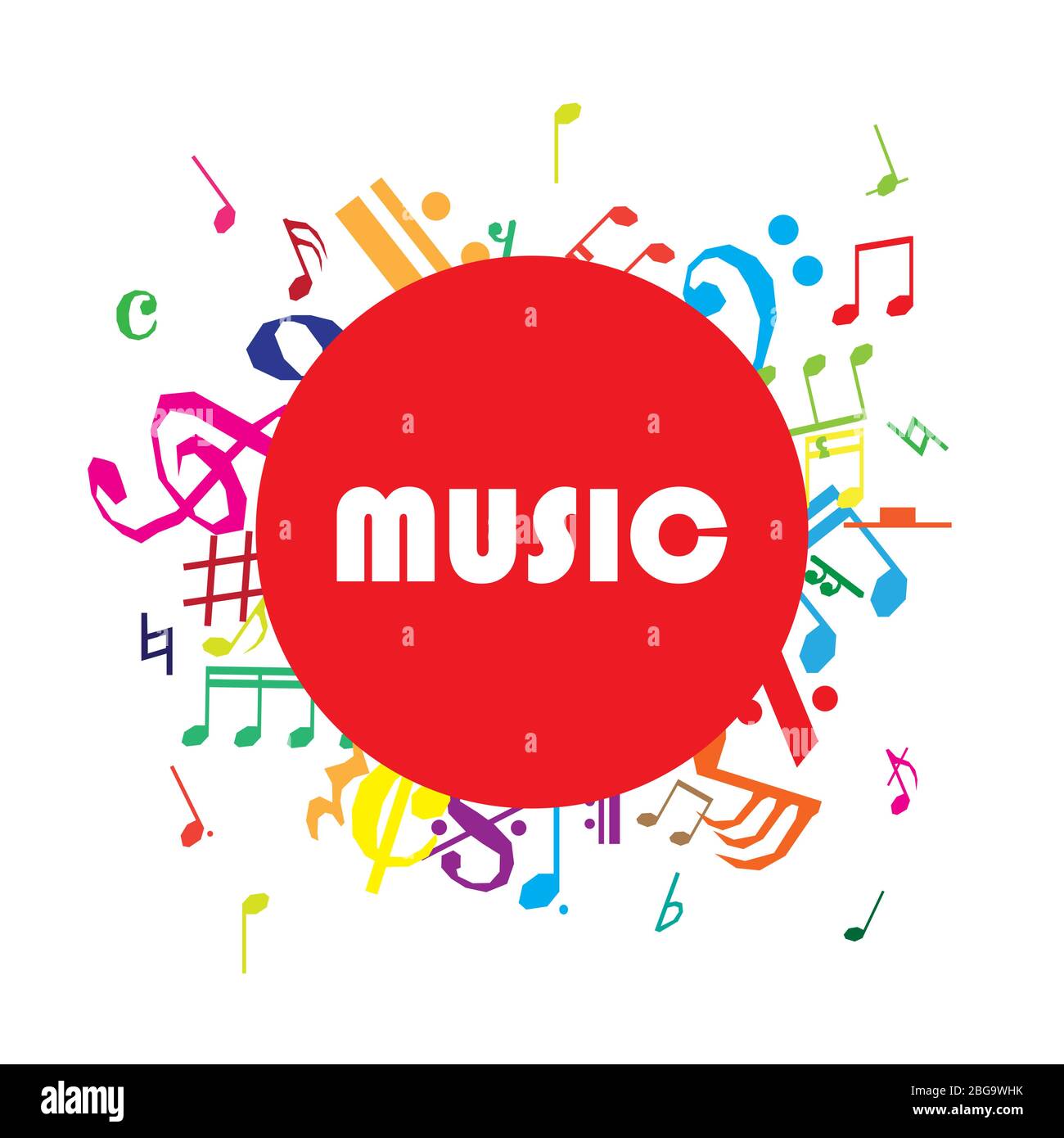Vector illustration of music background. Vector design for music ...