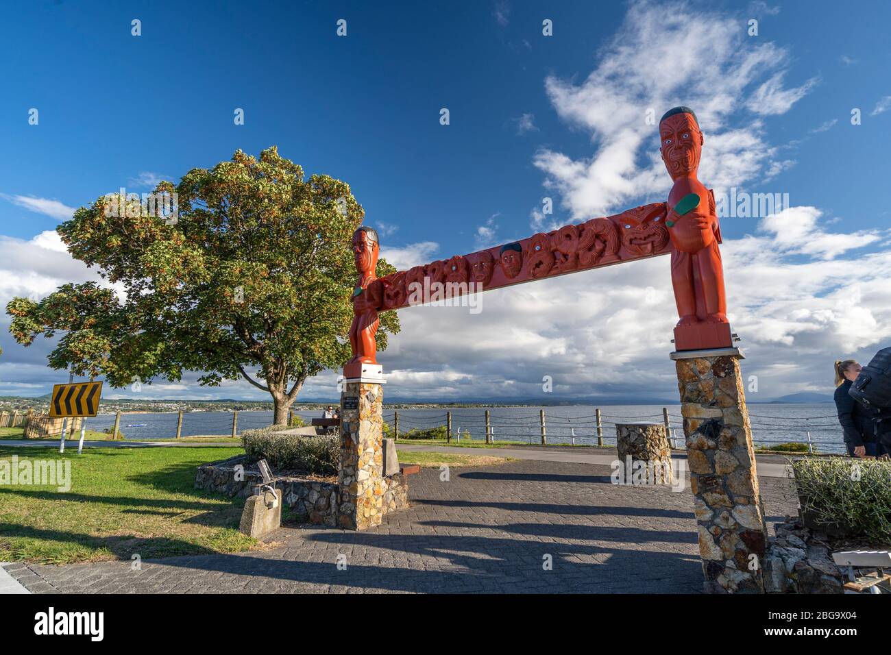 Maori entrance gate hi-res stock photography and images - Alamy