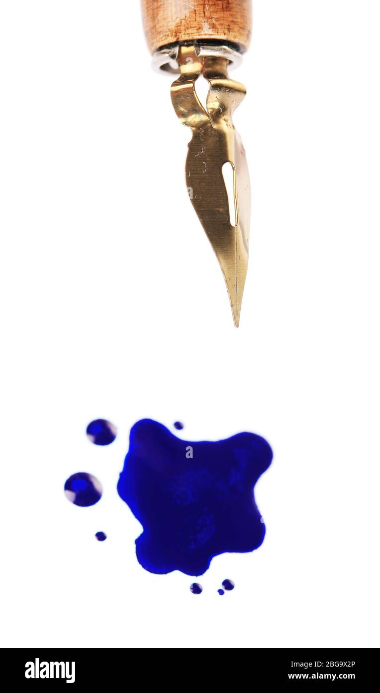 Pen ink splatter hi-res stock photography and images - Alamy