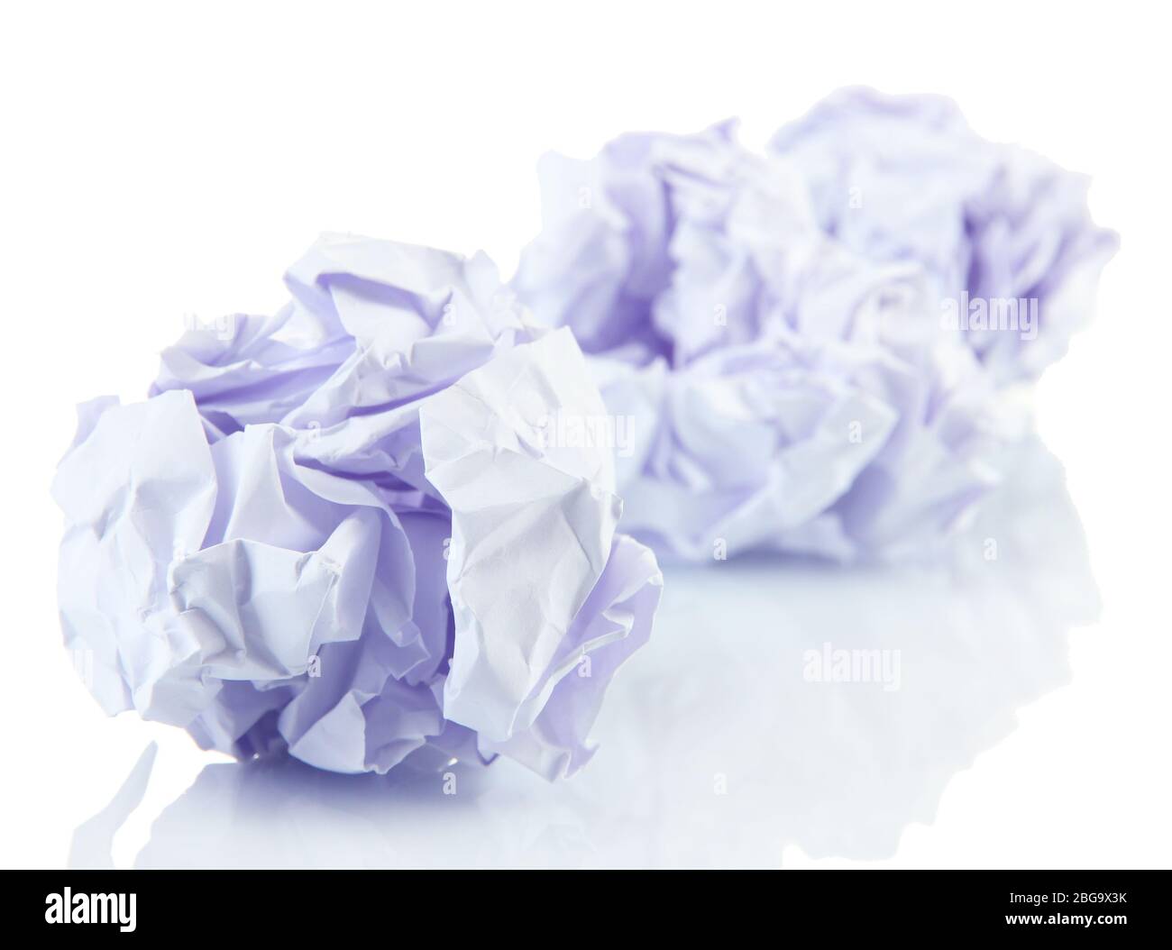 Paper scrunch balls hi-res stock photography and images - Alamy