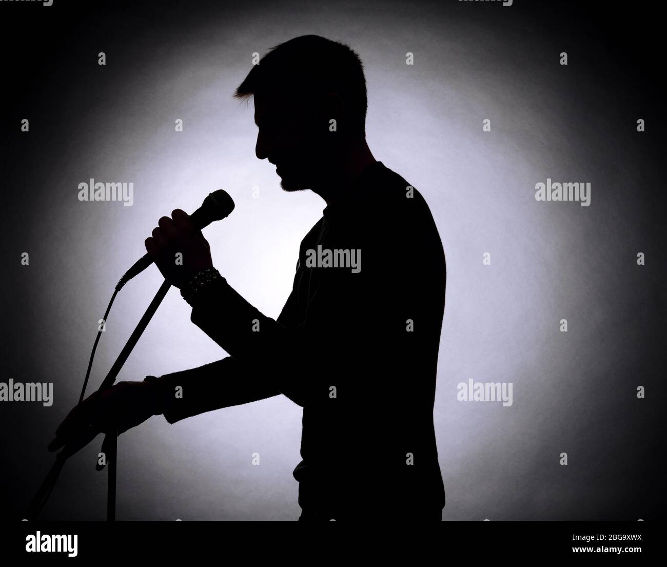 Silhouette shadow musical hi-res stock photography and images - Alamy