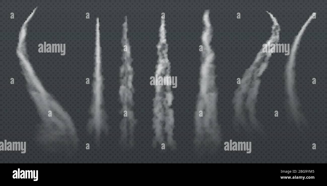 Trailing smoke Stock Vector Images - Alamy