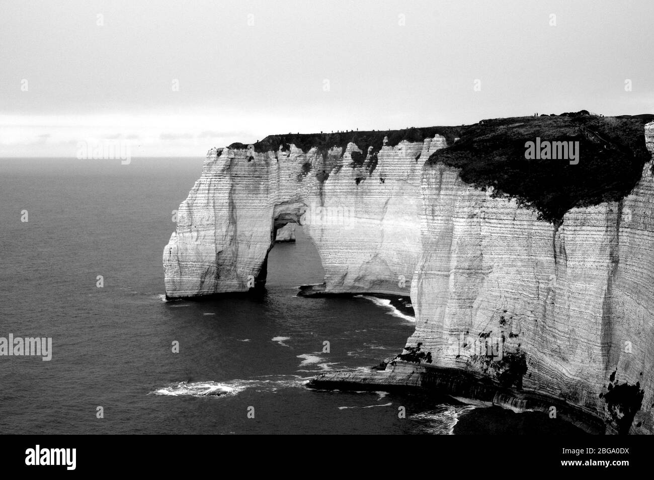 Famous cliffs of Etretat in France, Normandy Stock Photo - Alamy