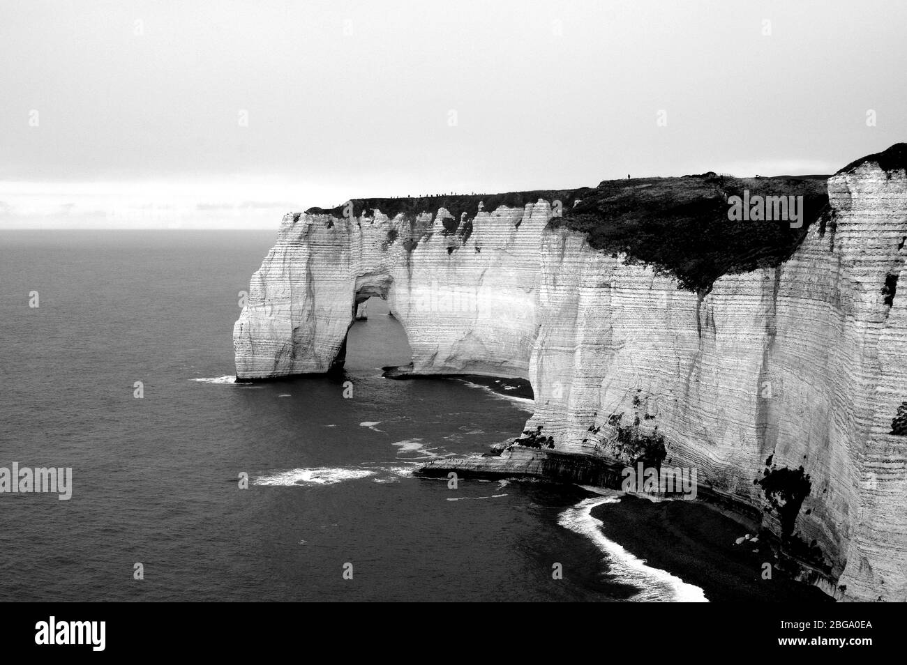 Famous cliffs of Etretat in France, Normandy Stock Photo - Alamy