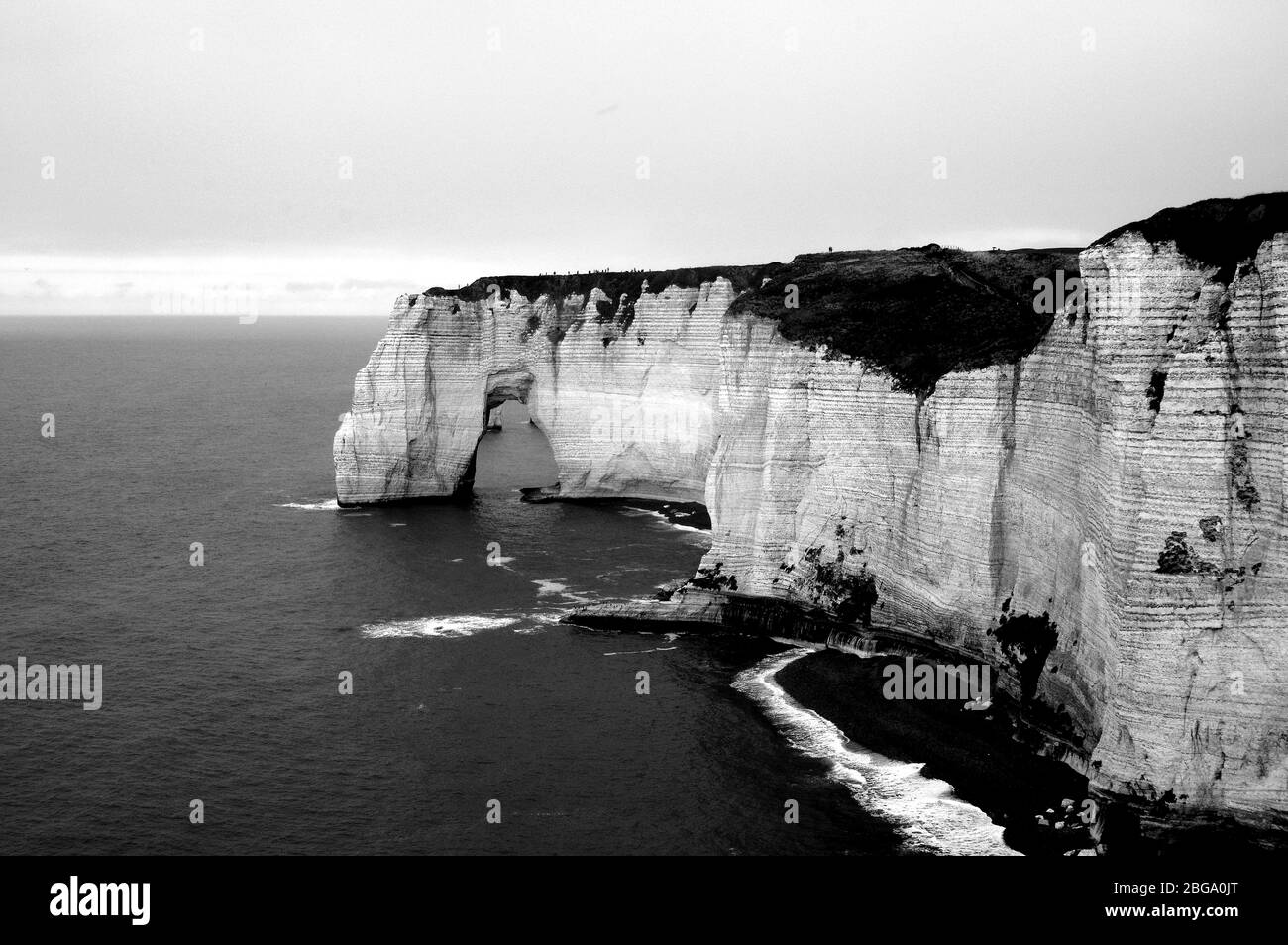 Famous cliffs of Etretat in France, Normandy Stock Photo - Alamy