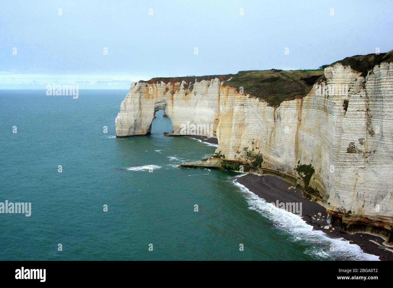 Famous cliffs of Etretat in France, Normandy Stock Photo - Alamy