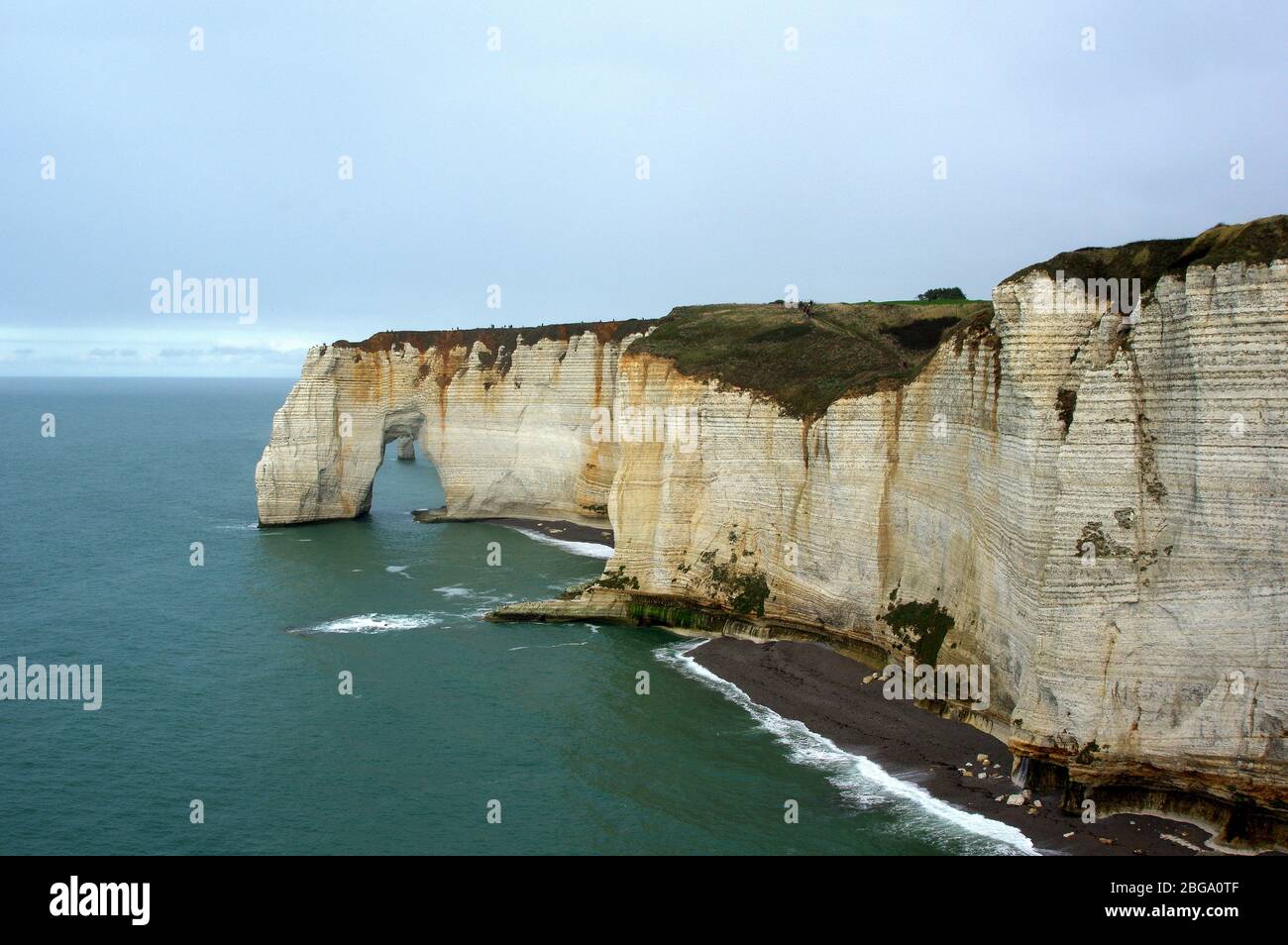 Famous cliffs of Etretat in France, Normandy Stock Photo - Alamy