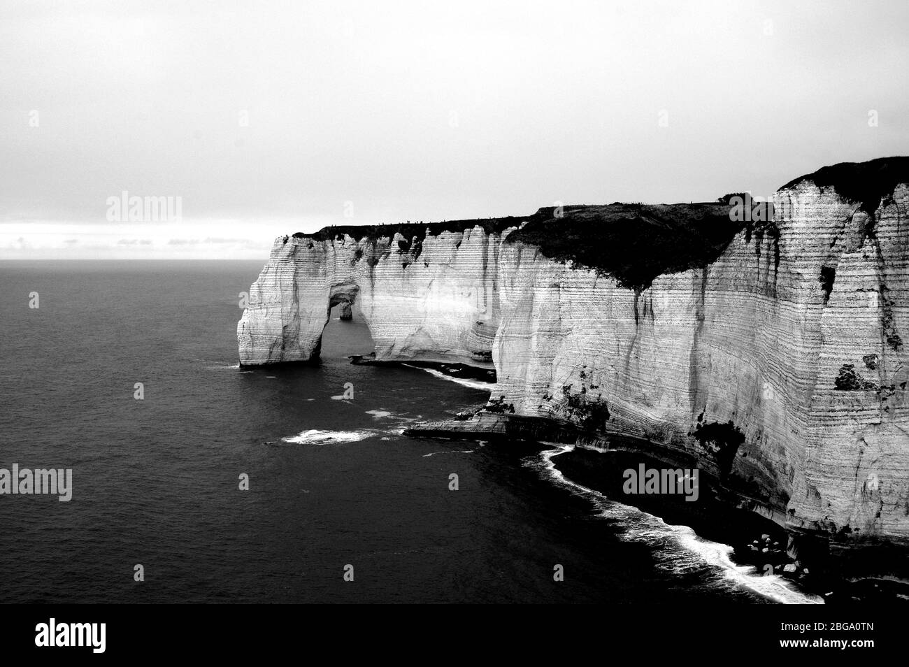 Famous cliffs of Etretat in France, Normandy Stock Photo - Alamy