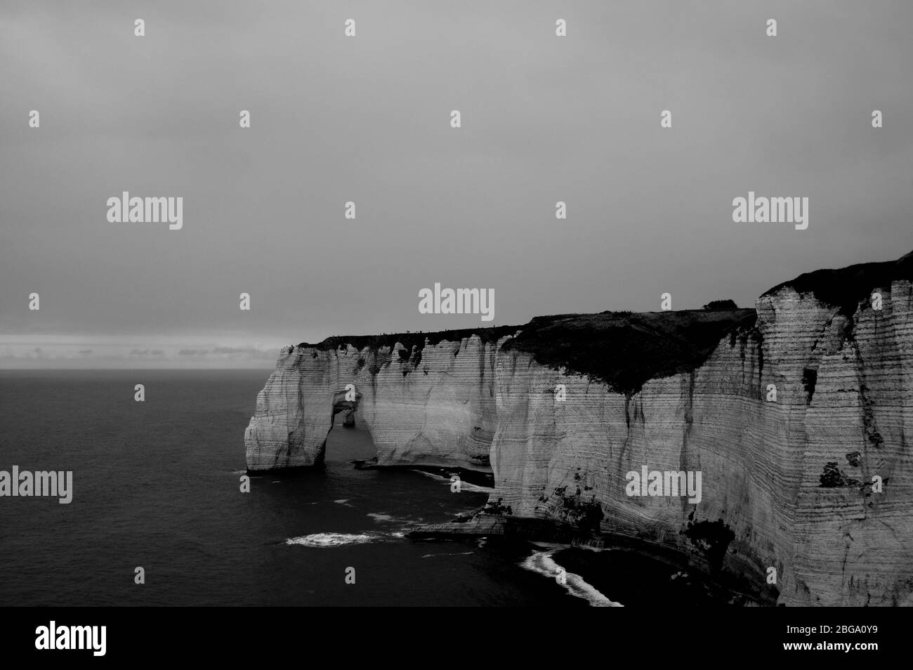 Famous cliffs of Etretat in France, Normandy Stock Photo - Alamy