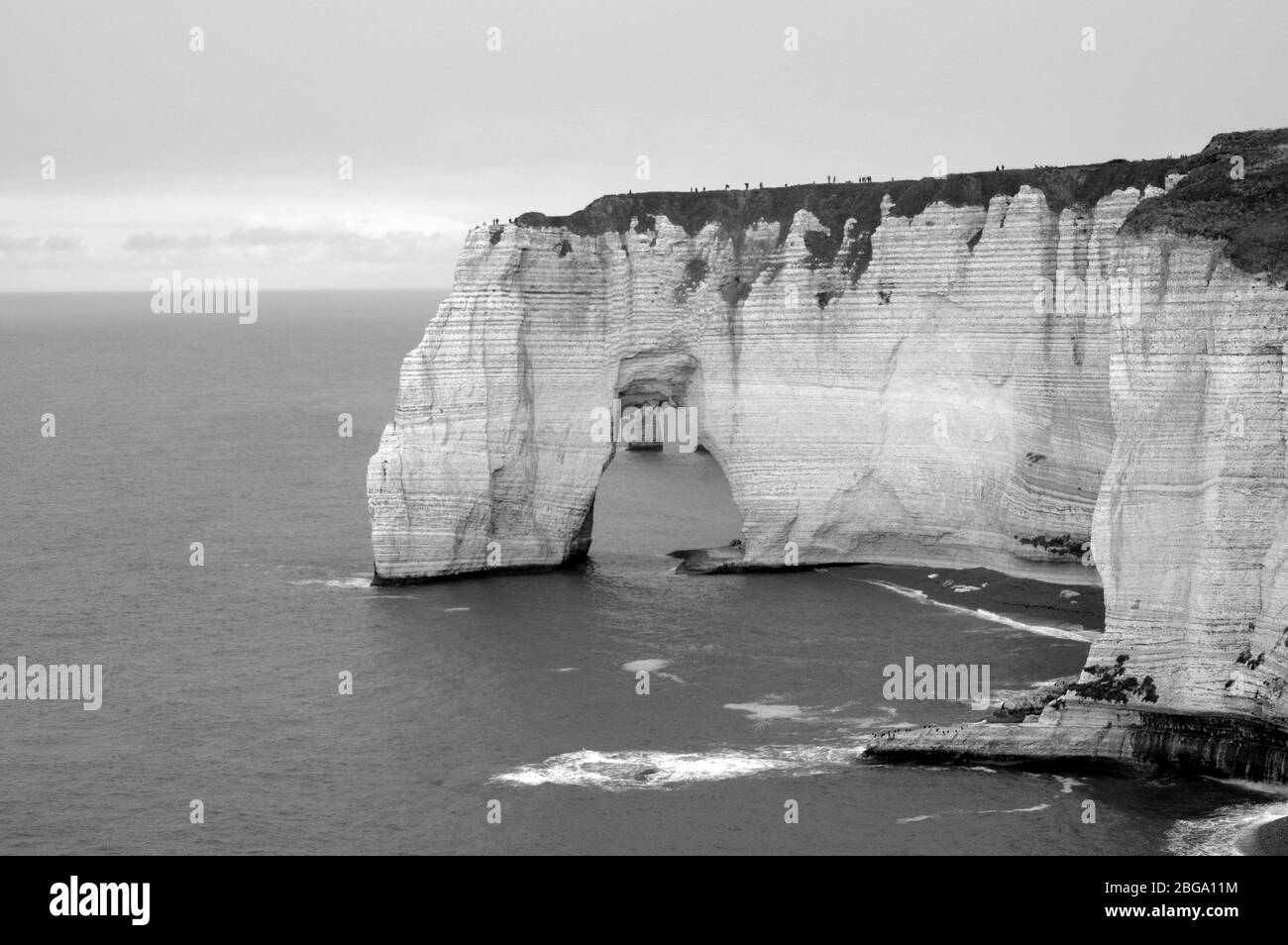 Famous cliffs of Etretat in France, Normandy Stock Photo - Alamy