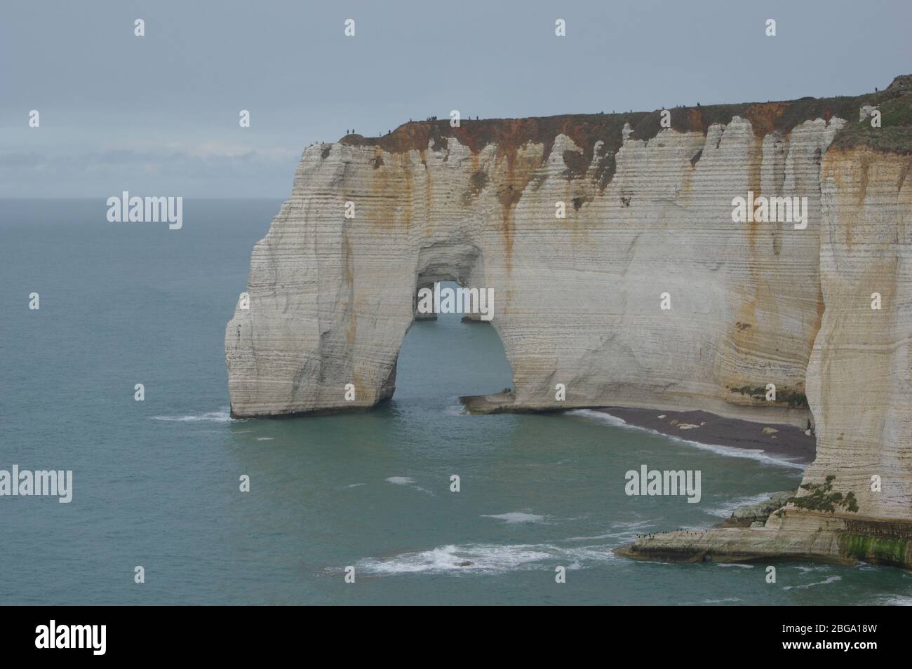 Famous cliffs of Etretat in France, Normandy Stock Photo - Alamy