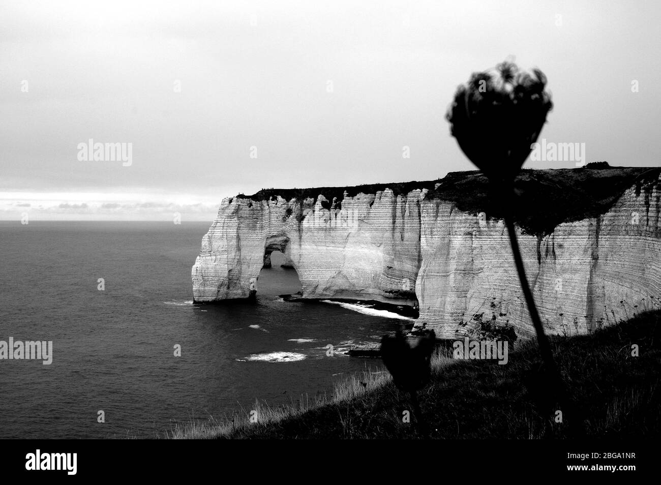 Famous cliffs of Etretat in France, Normandy Stock Photo - Alamy