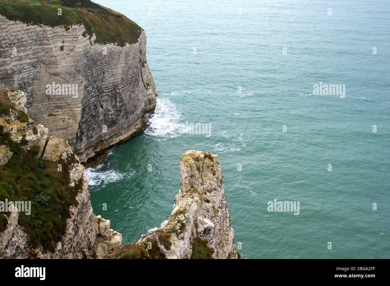 Famous cliffs of Etretat in France, Normandy Stock Photo - Alamy
