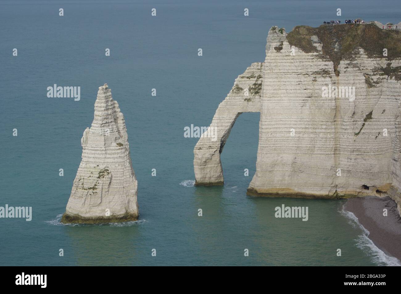 Famous cliffs of Etretat in France, Normandy Stock Photo - Alamy