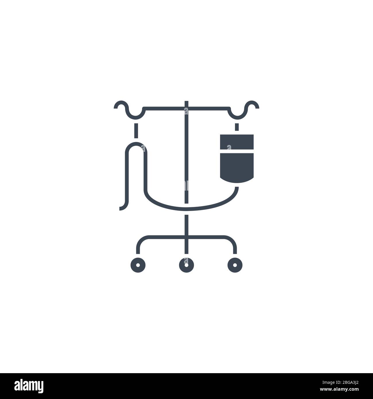 Medical dropper treatment glyph Stock Vector Images - Alamy