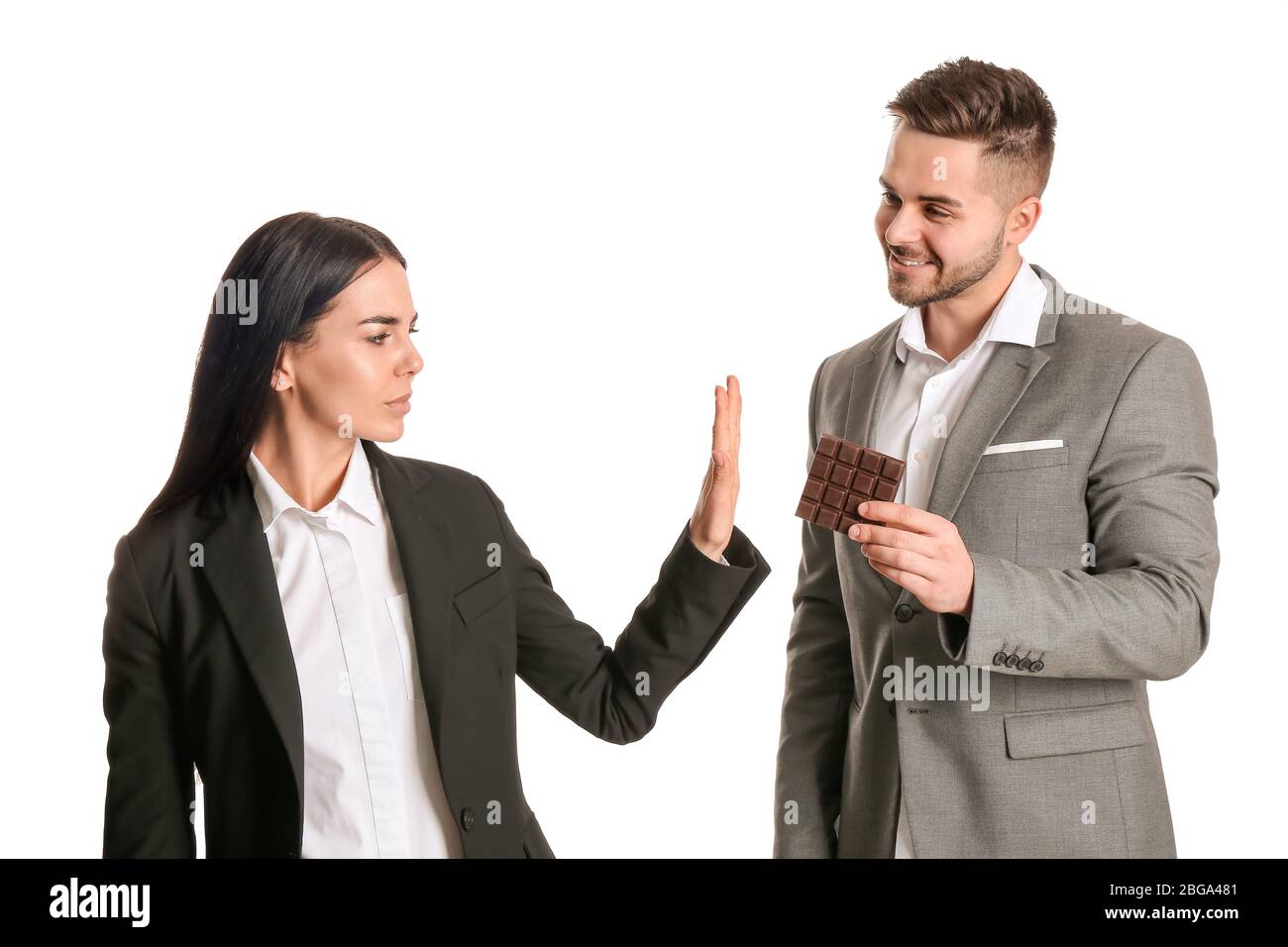 Refusing woman work hi-res stock photography and images - Alamy