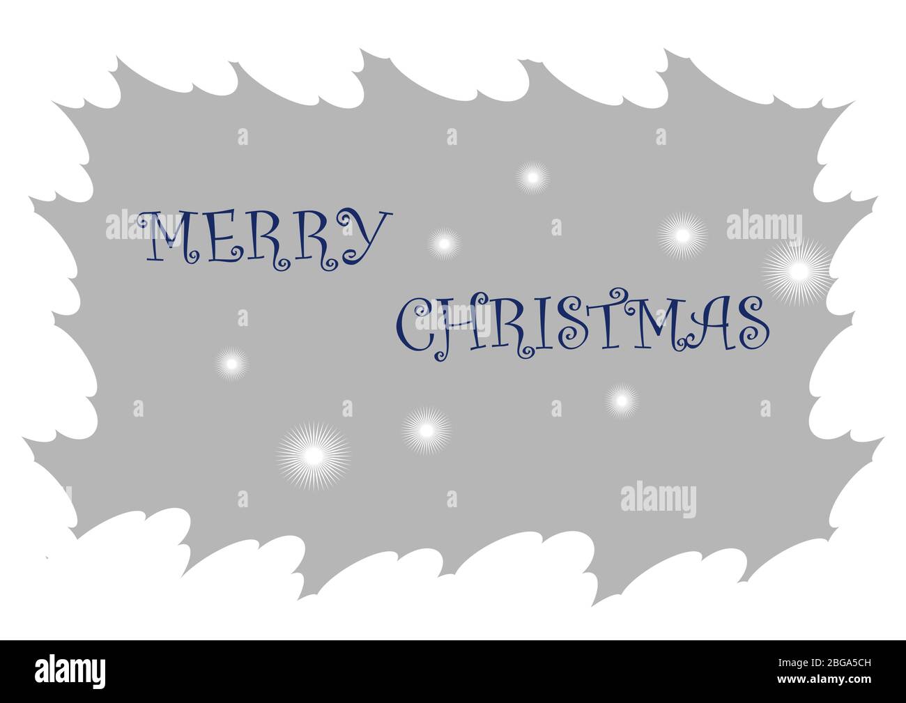 Christmas snowy background image with place for text. Christmas. Santa ...