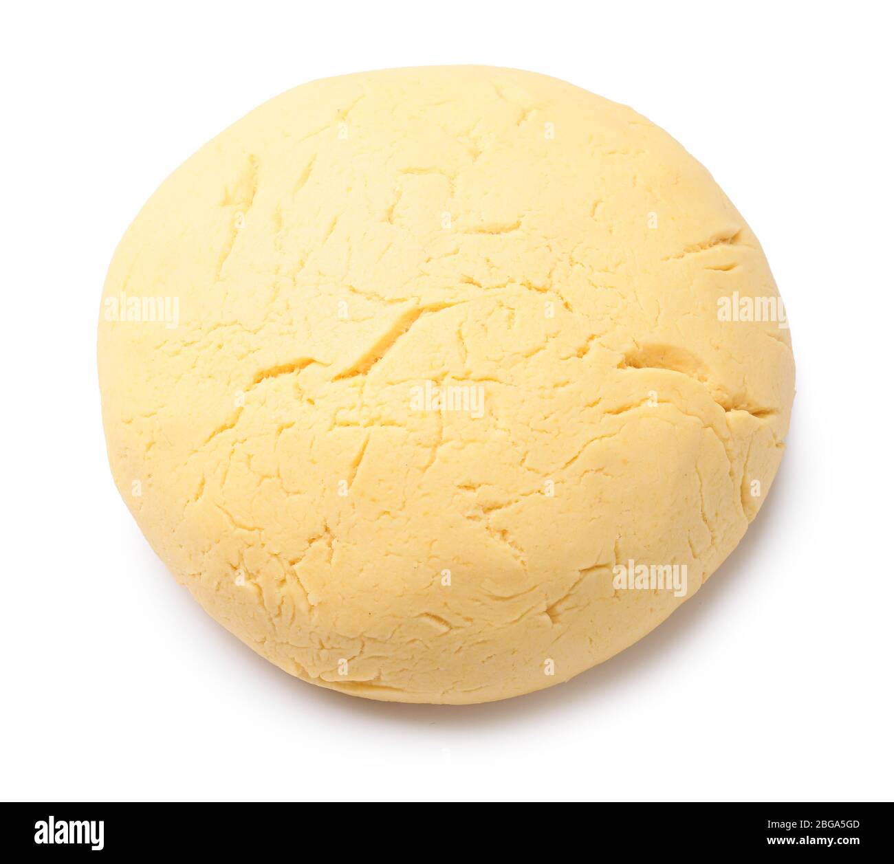 Fresh dough on white background Stock Photo - Alamy