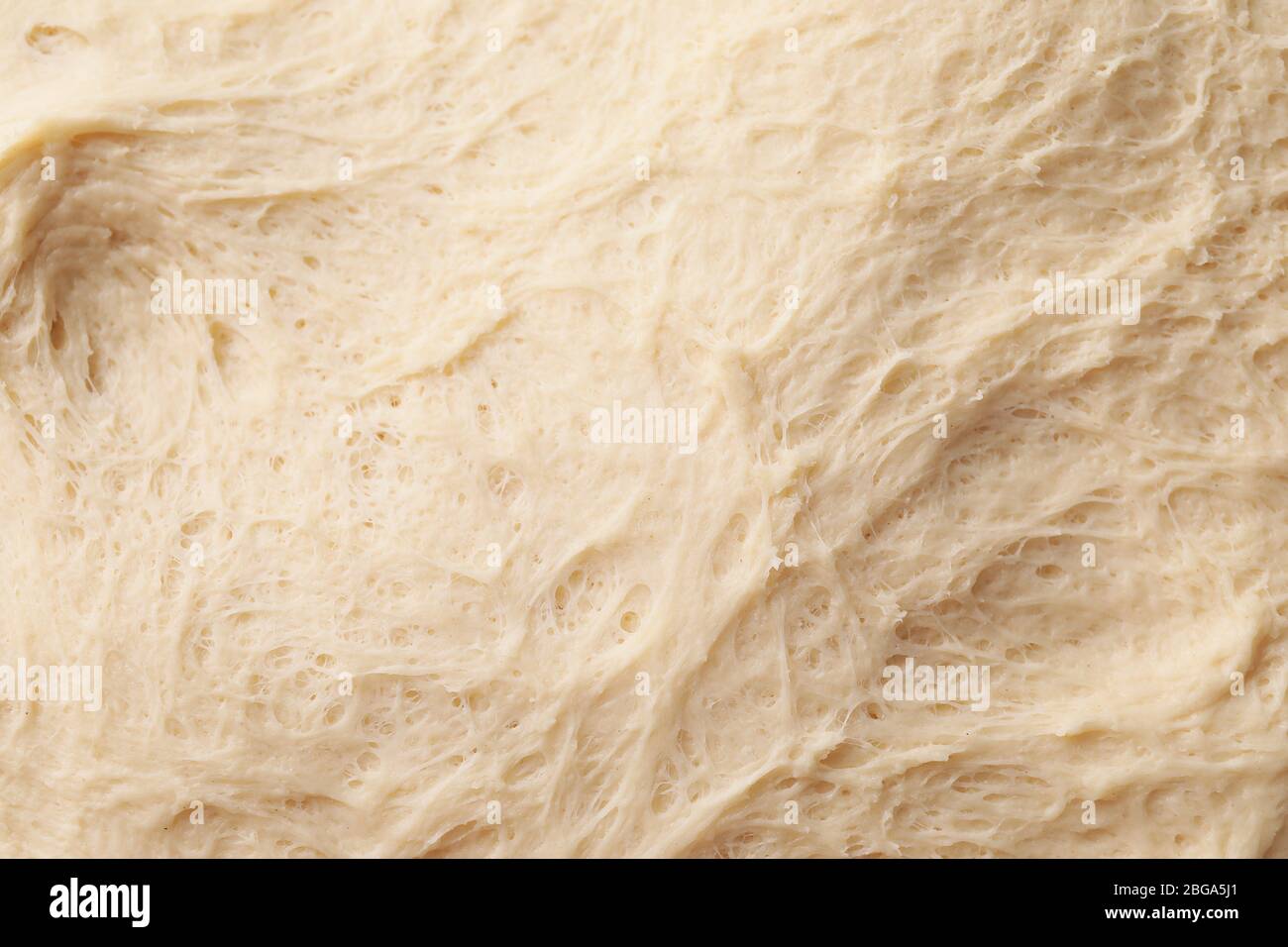 Texture of fresh dough, closeup Stock Photo - Alamy
