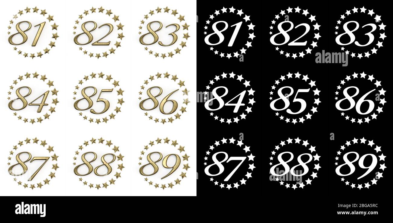 Eighty three number numbers hi-res stock photography and images - Alamy
