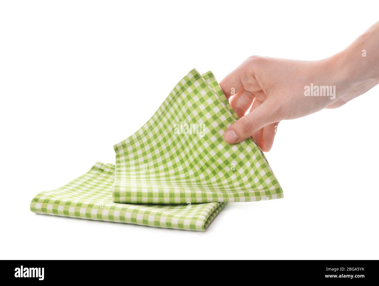 Female hand napkins on hi-res stock photography and images - Alamy
