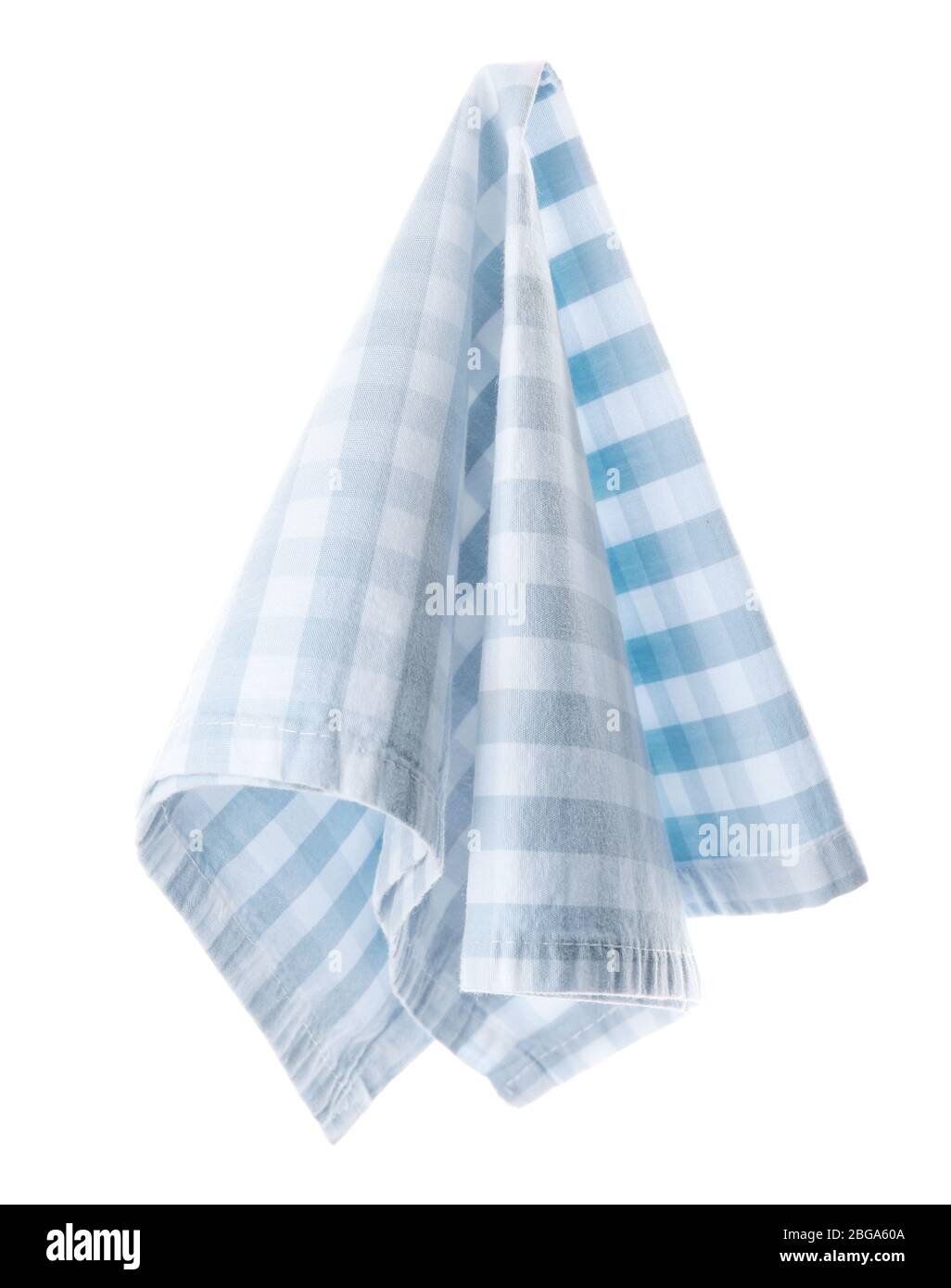 Clean napkin on white background Stock Photo - Alamy