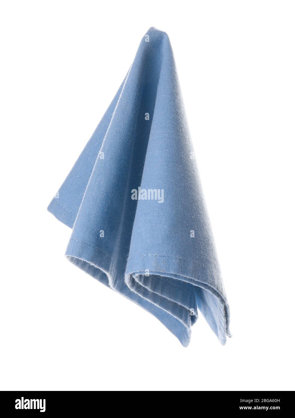 Clean napkin on white background Stock Photo - Alamy