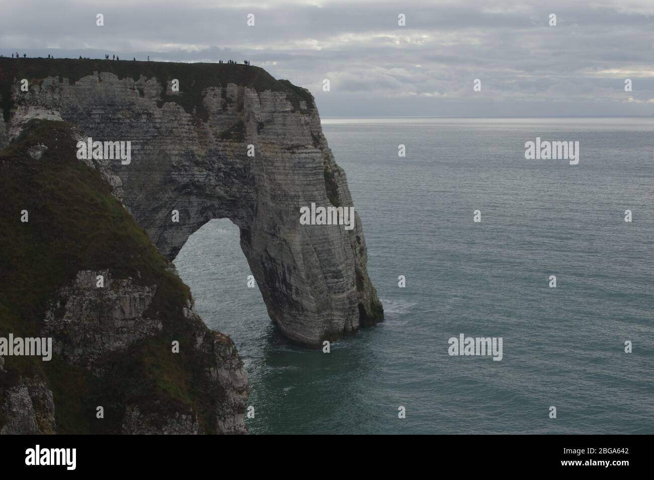 Famous cliffs of Etretat in France, Normandy Stock Photo - Alamy