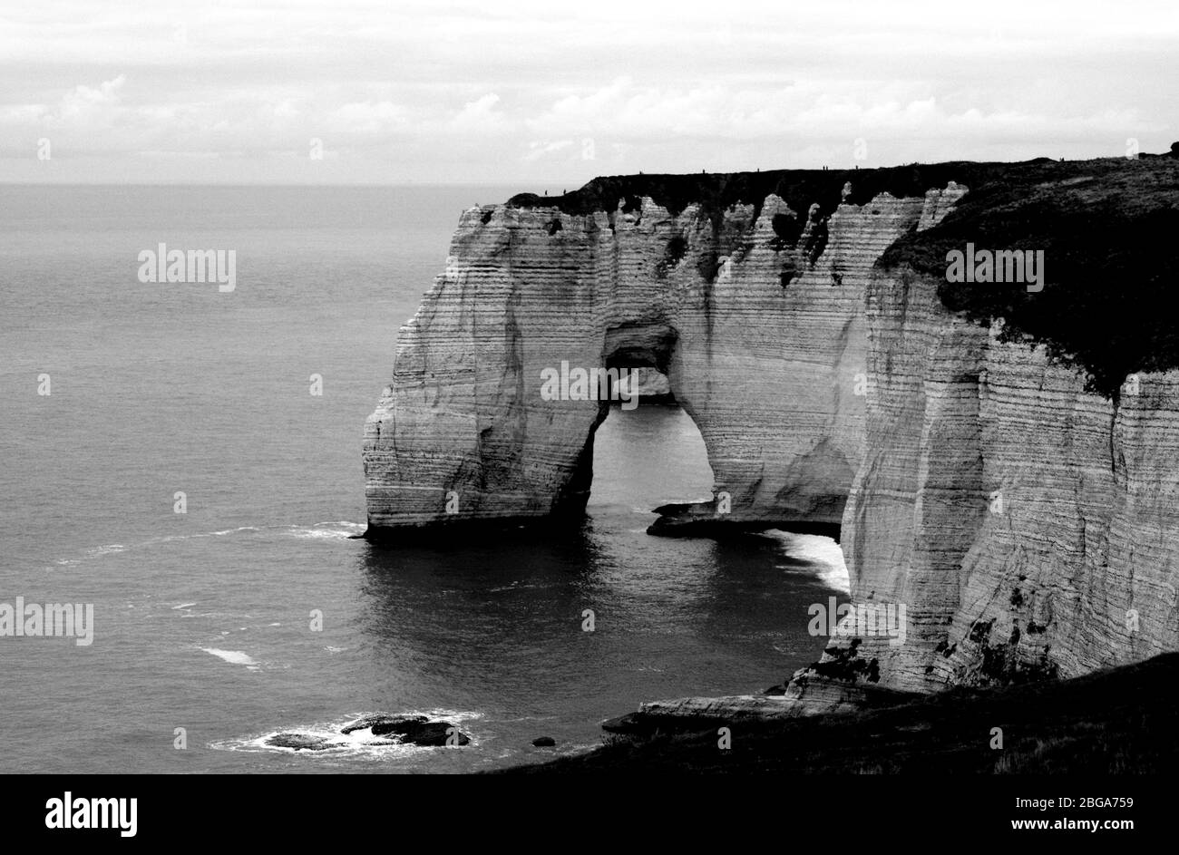 Famous cliffs of Etretat in France, Normandy Stock Photo - Alamy