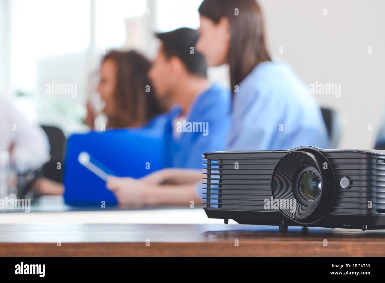 University students watch lecture hi-res stock photography and images ...