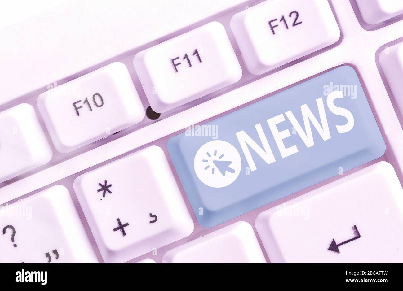 Word writing text News. Business photo showcasing a spoken or written ...