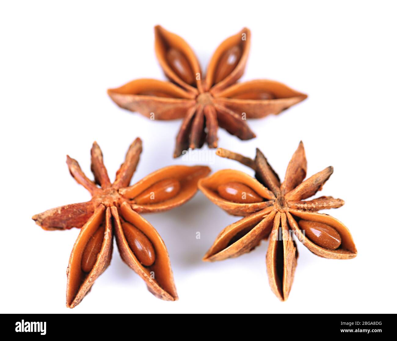 Star anise, isolated on white Stock Photo - Alamy