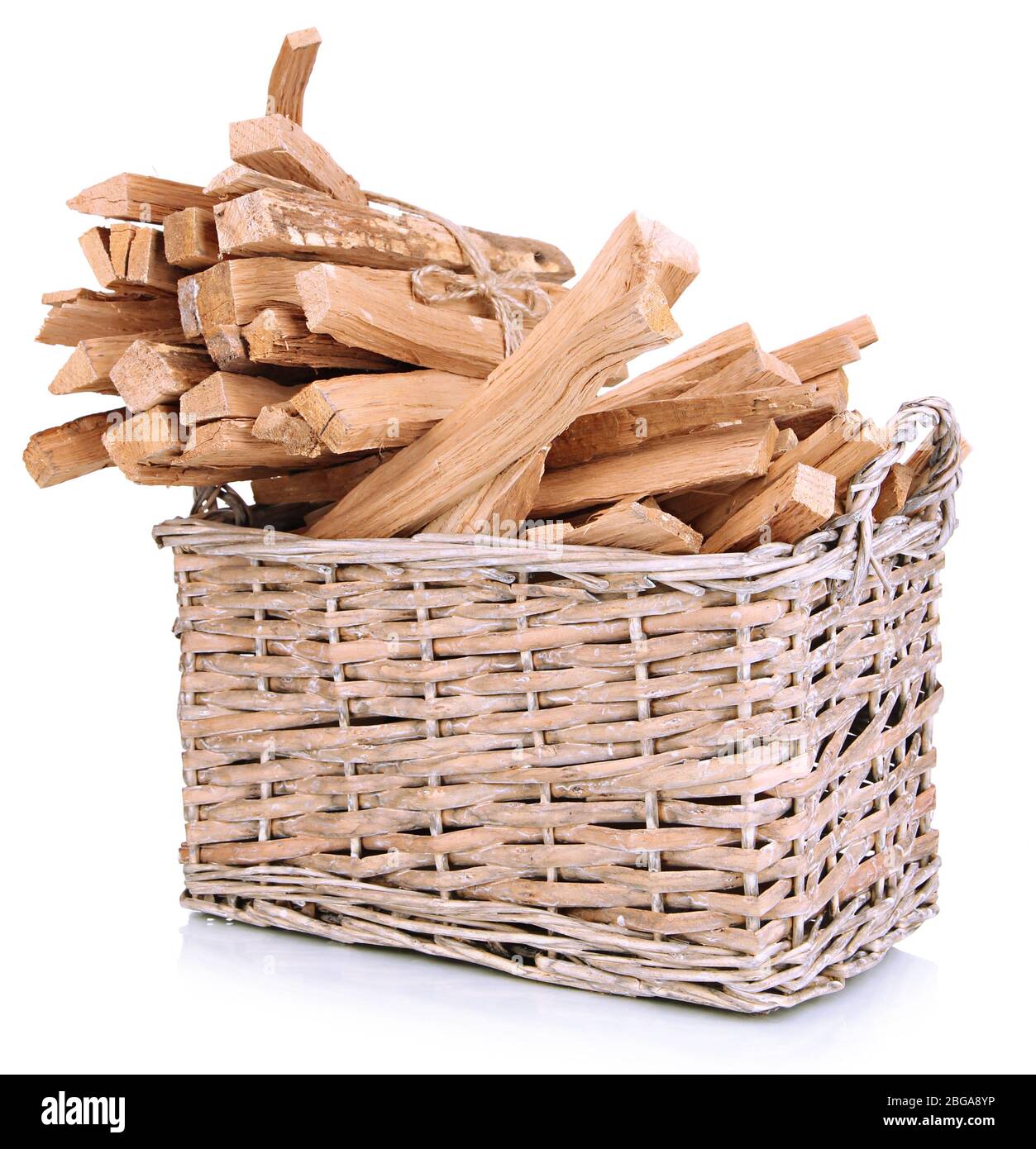 Firewood stack in forest Cut Out Stock Images & Pictures - Alamy