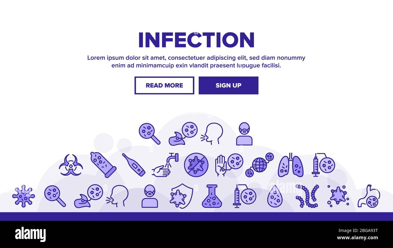 Stomach disease infection concept Stock Vector Images - Alamy