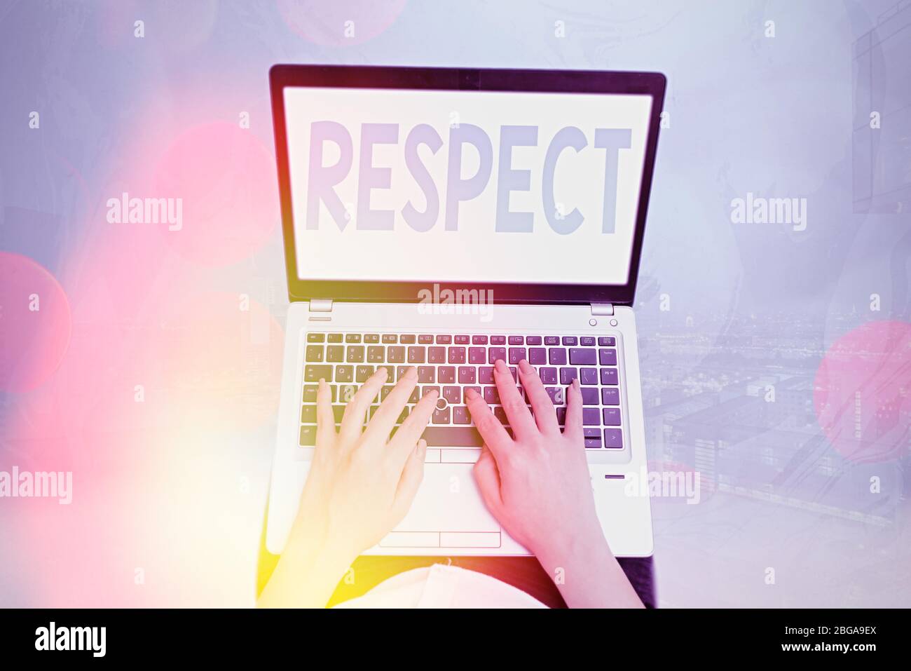 Conceptual hand writing showing Respect. Concept meaning Feeling of ...