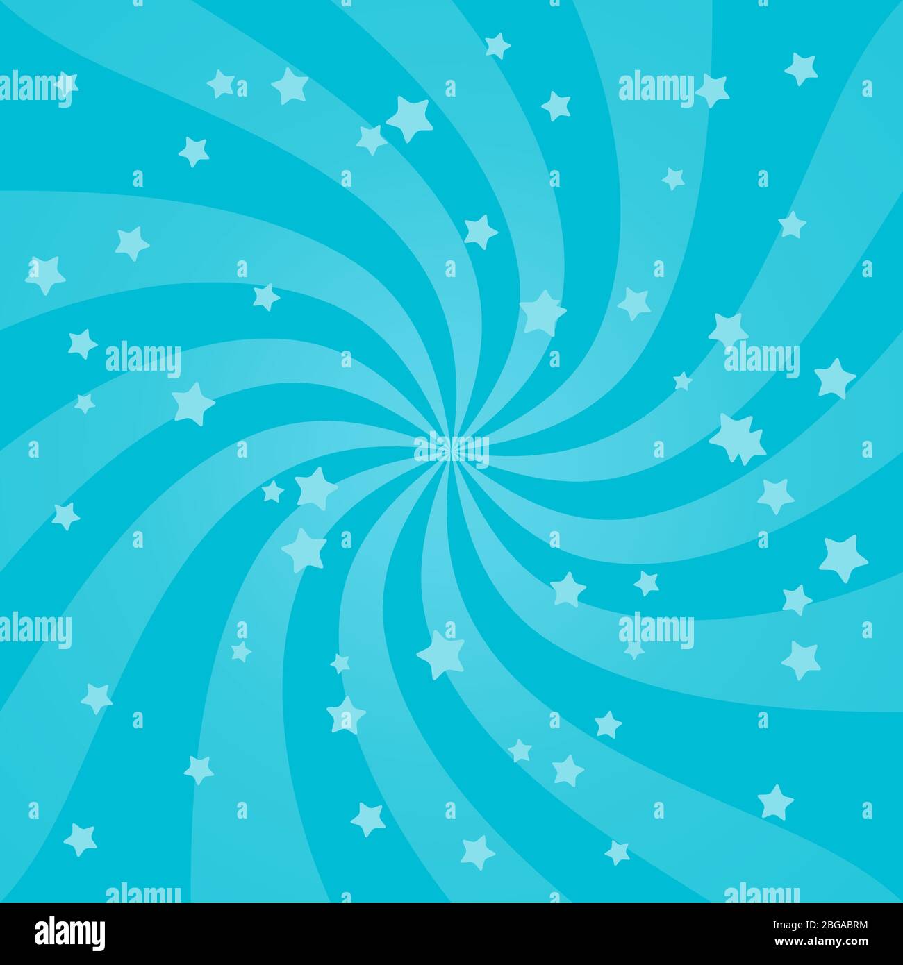 Bright swirl design background with stars banner poster. Vector ...