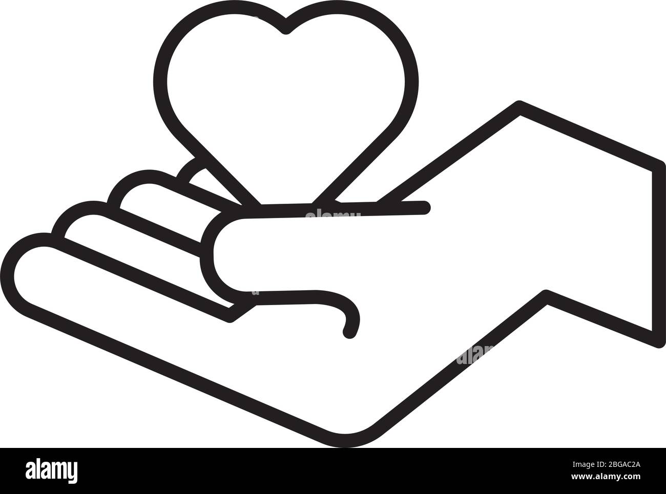hand lifting heart solidarity line style Stock Vector Image & Art - Alamy hand lifting heart solidarity line style Stock Vector Image & Art - Alamy