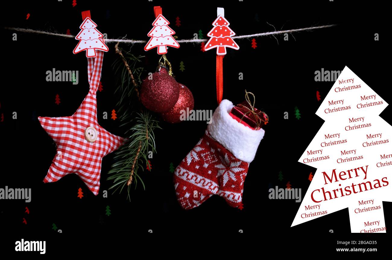 Santa mitten hi-res stock photography and images - Alamy
