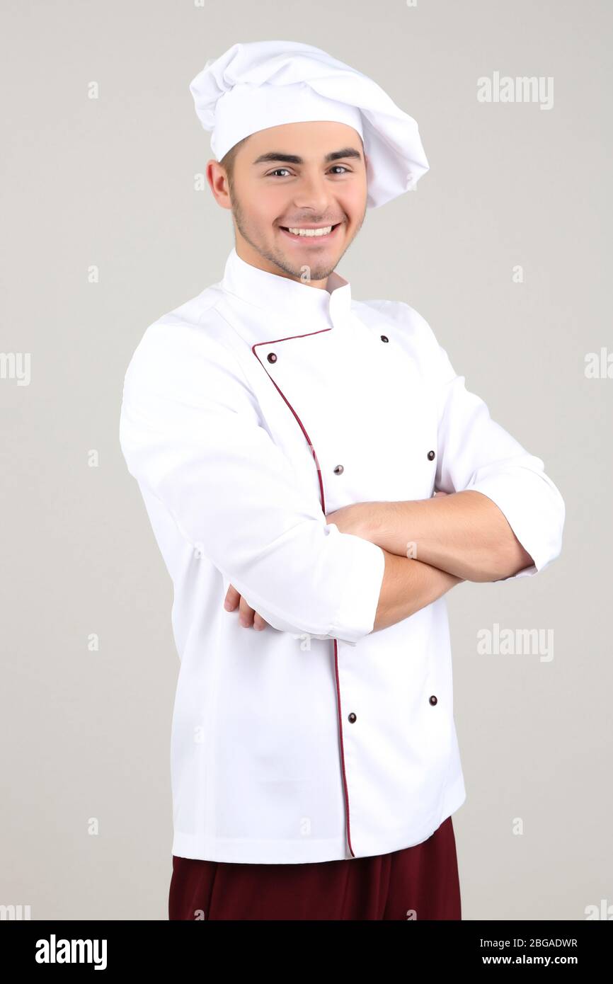 Professional chef in white uniform hi-res stock photography and images ...