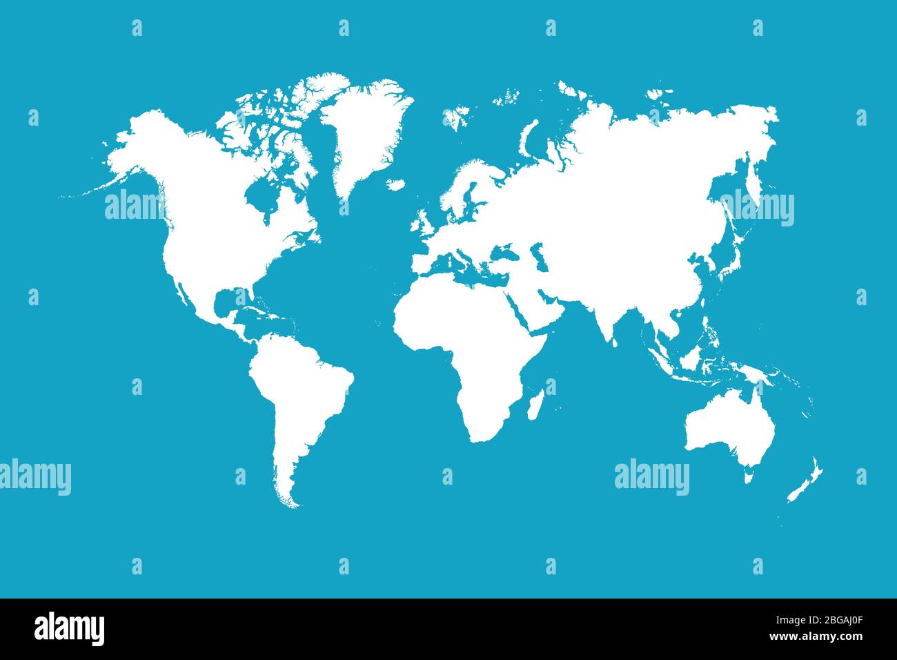 World map color vector modern Stock Vector Image & Art - Alamy