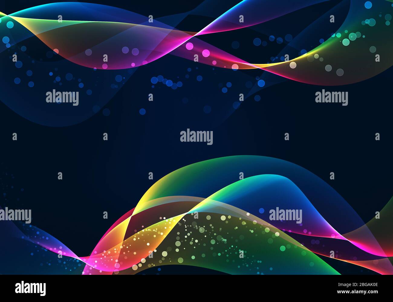 Rainbow colored abstract flow Stock Photo - Alamy